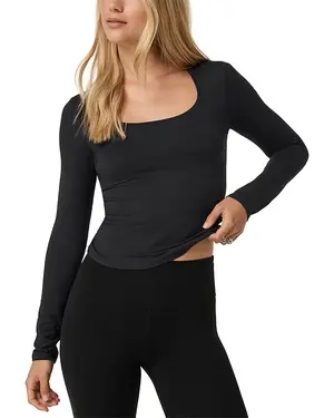 Vuori Scoop Neck Performance Tops For Women