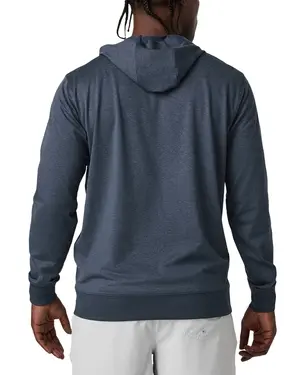 Vuori Athletic Fit Hoodie - Azure