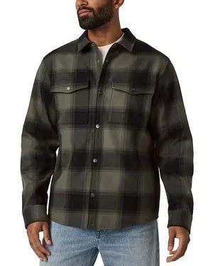Vuori Range Plaid Shirt Jacket - Oregano
