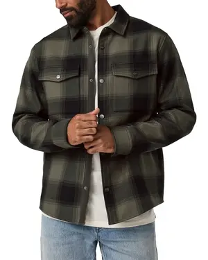 Vuori Range Plaid Shirt Jacket - Oregano