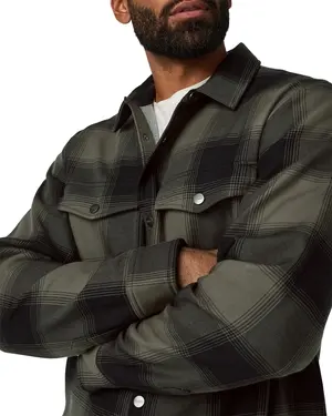 Vuori Range Plaid Shirt Jacket - Oregano