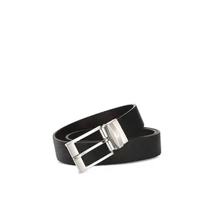 Ted Baker London Embossed Leather Belt - Black