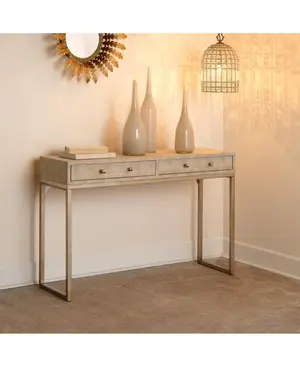 JAMIE YOUNG CO. Logan Wood Console Table - Cream