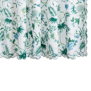 MATOUK Palmyra Shower Curtain, 72w X 72l - Emerald