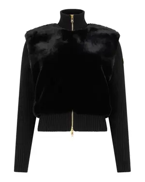 Moose Knuckles Mixed Media Sweater