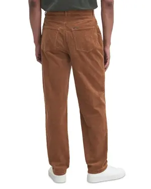 Barbour Stretch Cord Slim Fit Trousers - Dark Honey