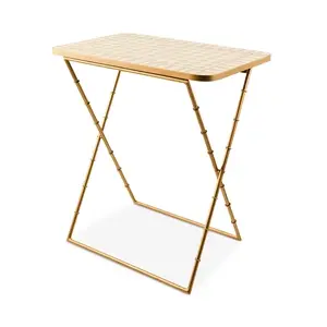 MACKENZIE-CHILDS Mocha Check Cocktail Trays, Set Of 4
