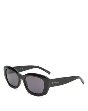 Givenchy Geometric Sunglasses, 54mm - Black/smoke