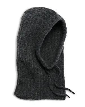 LOEVENICH V Fraas Marl Knit Balaclava - Charcoal