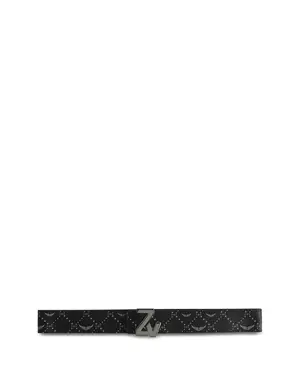 Zadig&Voltaire Zv Initiale Printed Belt