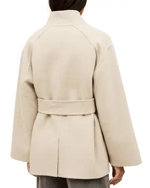 Ba&sh Lourthney Coat - Heather Beige