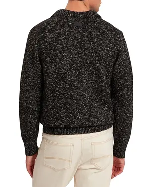 Ted Baker London Relaxed Twisted Sweater Polo - Black