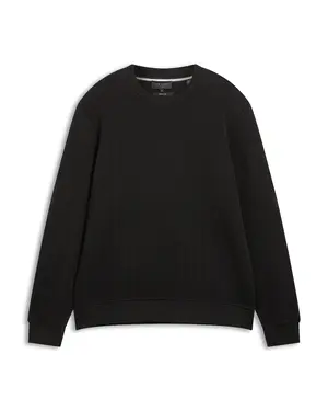 Ted Baker London Herringbone Textured Crewneck Sweatshirt