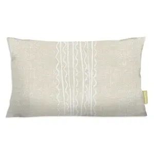 NOHO HOME Niho Kila Pillow Cover - Ivory