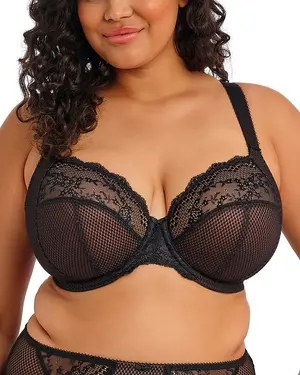 Elomi Charley Underwire Plunge Bra - Black