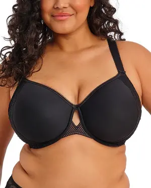Elomi Charley Underwire Molded Spacer Bra - Black