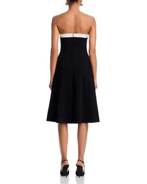 WAYF Dion Strapless Dress