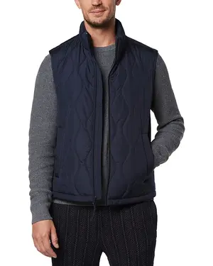 Andrew Marc Hampden Quilted Vest - Ink