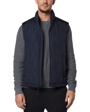 Andrew Marc Hampden Quilted Vest - Ink