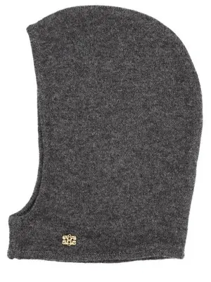 GANNI Wool Balaclava - Charcoal