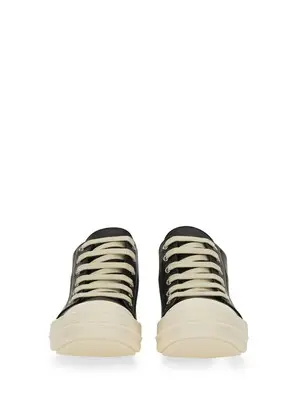 Rick Owens Leather Low Top Sneaker