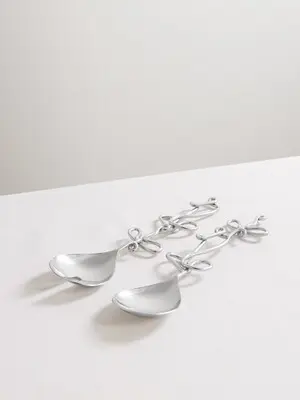 Completedworks Stainless Steel Salad Servers - Silver