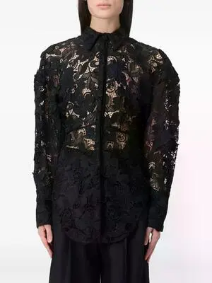 Blumarine Macrame Lace Shirt