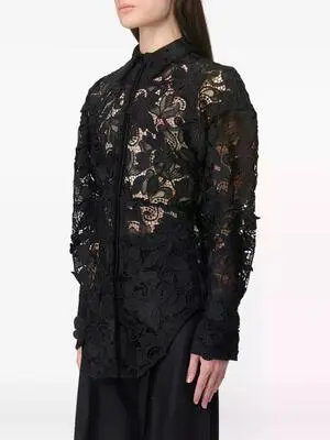 Blumarine Macrame Lace Shirt