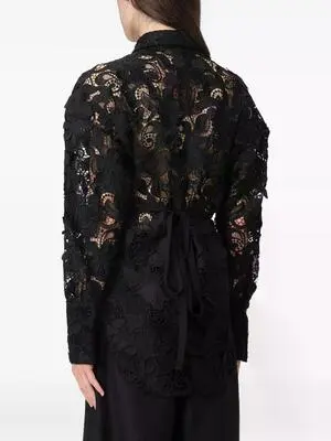 Blumarine Macrame Lace Shirt
