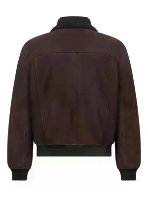 Tagliatore Shearling-collar Bomber Jacket
