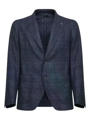 Tagliatore Single-breasted Checked Blazer