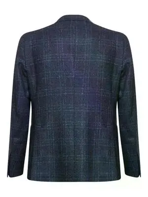 Tagliatore Single-breasted Checked Blazer