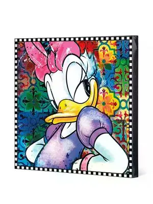 EGAN Daisy Duck Forever & Ever Painting - White