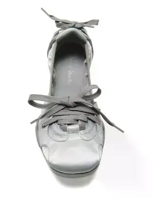 Acne Studios Satin-finish Ballet Flats - Grey