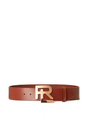 Ralph Lauren Logo-buckle Leather Belt - Brown
