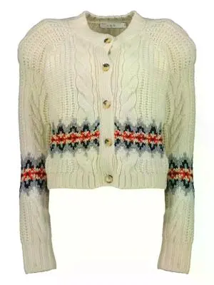 IRO PARIS Cable-knit Buttoned Cardigan