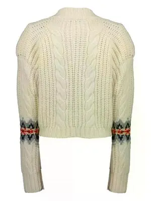 IRO PARIS Cable-knit Buttoned Cardigan