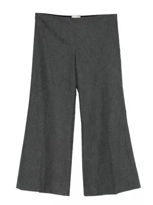 Khaite Flared Cropped Trousers