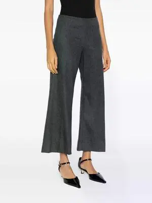 Khaite Flared Cropped Trousers