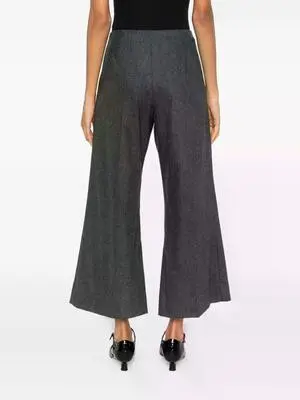 Khaite Flared Cropped Trousers