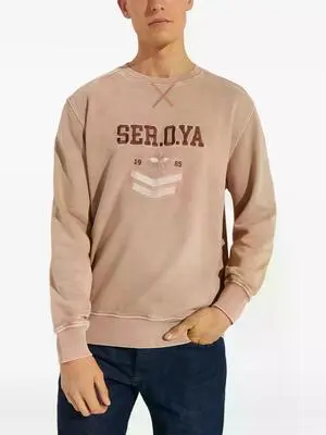 SEROYA Crew-neck Pullover Sweater