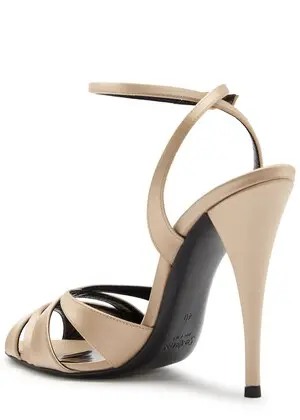 Saint Laurent Touze 110 Satin Sandals
