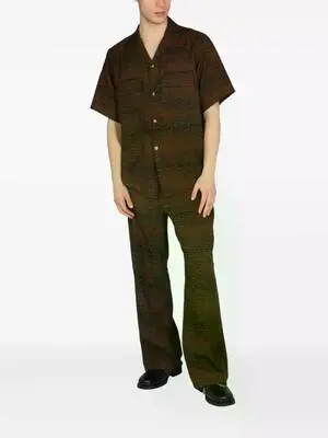 Needles Short Sleeve Shirt - Brown