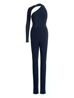 Ralph Lauren One-shoulder Cutout Jumpsuit - Blue