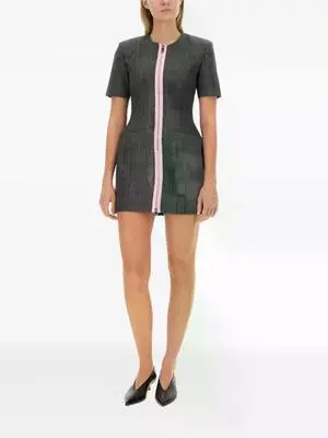 MSGM Zip-up Mini Dress