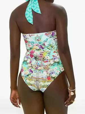 Camilla Floral-pattern One-piece Swimsuit