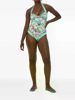 Camilla Floral-pattern One-piece Swimsuit