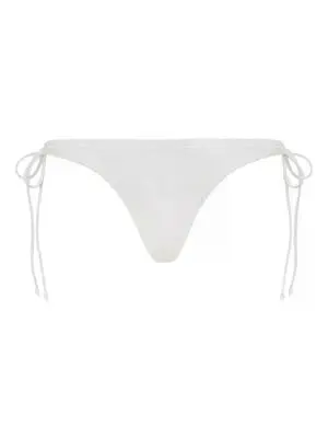 Bond Eye Serenity Textured Bikini Bottoms - White