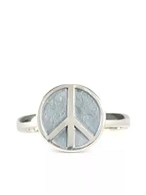 Needles Peace Sign Band Ring