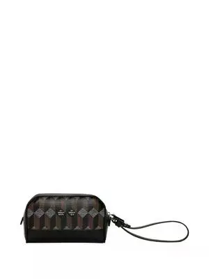AU DEPART Hexagon Zip-fastening Pouch - Black
